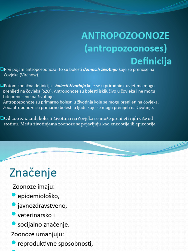 Antropozoonoze X | PDF