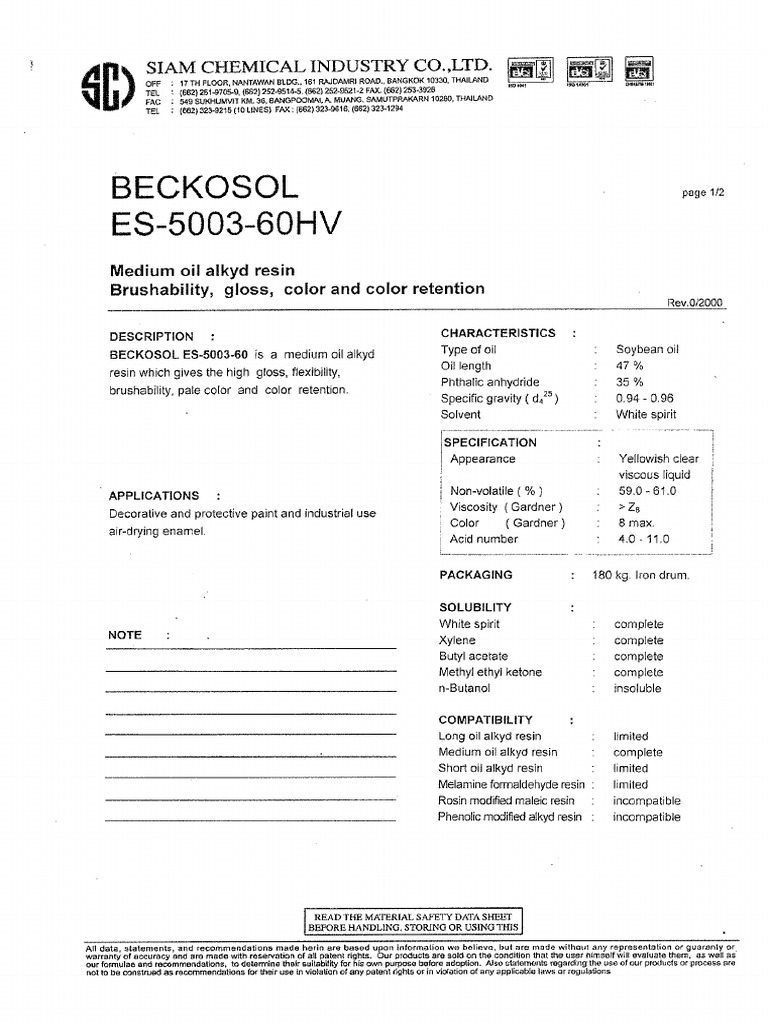 Catalog Beckosol ES-5003-60HV.pdf | PDF
