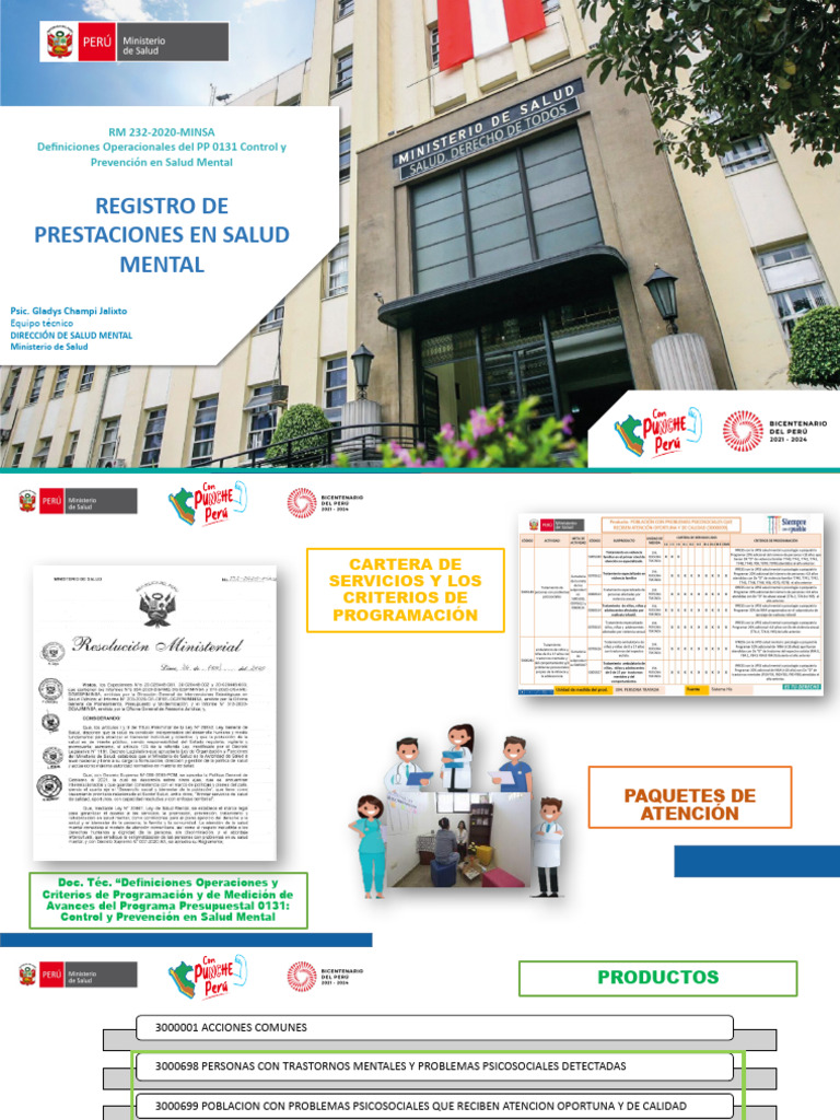 His Minsa Salud Mental Dic 2023 | PDF | Diagnostico medico | Trastorno ...
