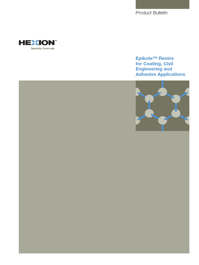 EPIKOTE Resins For Coatings, Civil Engineering and Adhesive ...