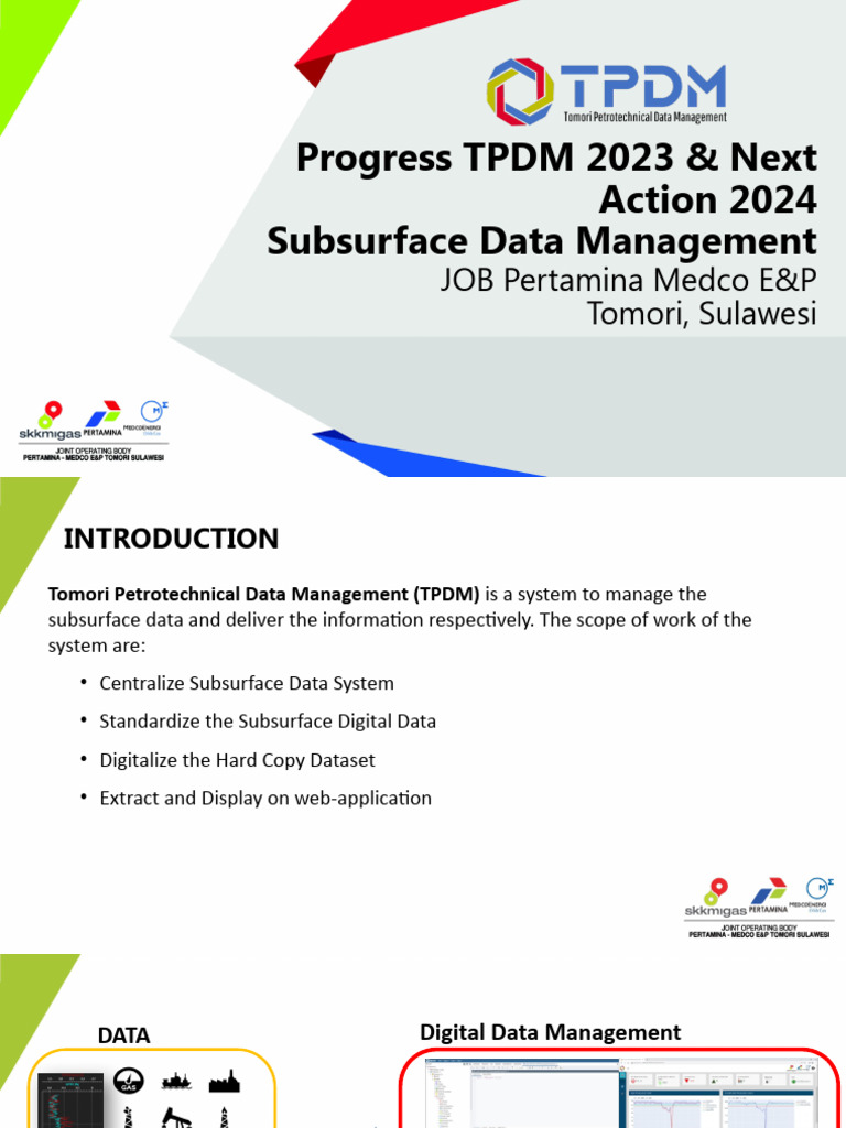 TPDM 2023 Progress and Future Plans | PDF | Databases | Metadata