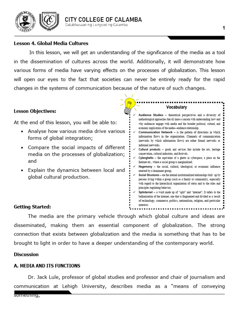 Lesson04 - TCW 1 1 | PDF