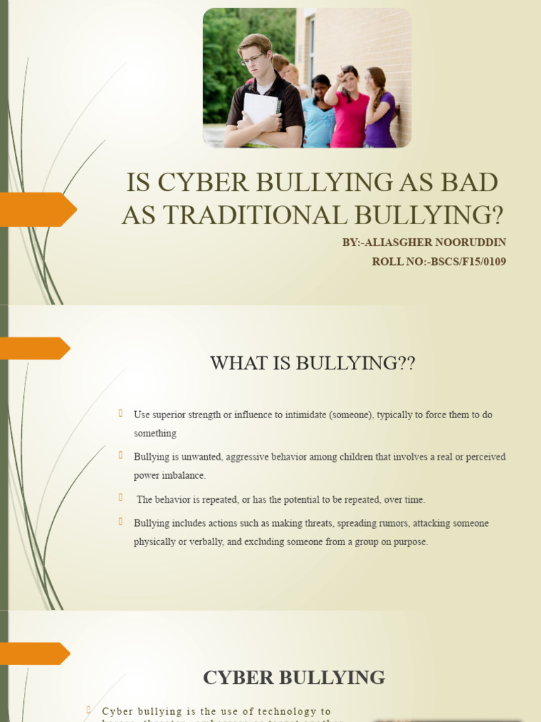 Cyber vs. Traditional Bullying Impact | PDF