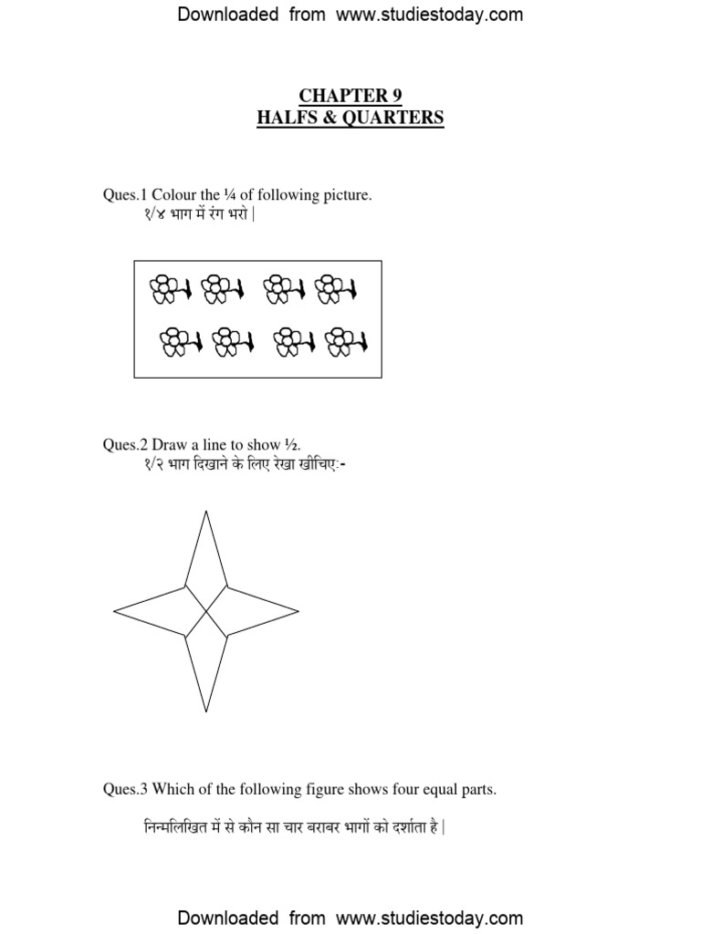 CBSE Class 4 Maths Chapter 9 Revision Worksheet | PDF | Metrology