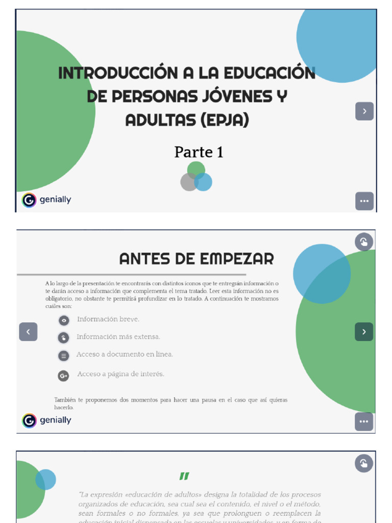 Introducción A La EPJA | PDF