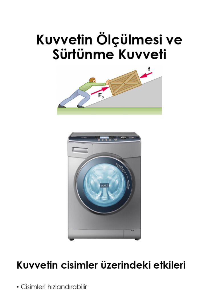 Kuvvetin Olculmesi Ve Surtunme Kuvveti | PDF