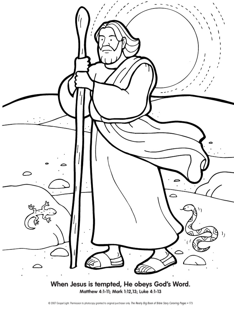82 When Jesus Is Tempted, He Obeys God's Word | PDF