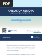 Instructivo Plataforma Hanna: Afiliaciones En Línea | PDF | Botón ...