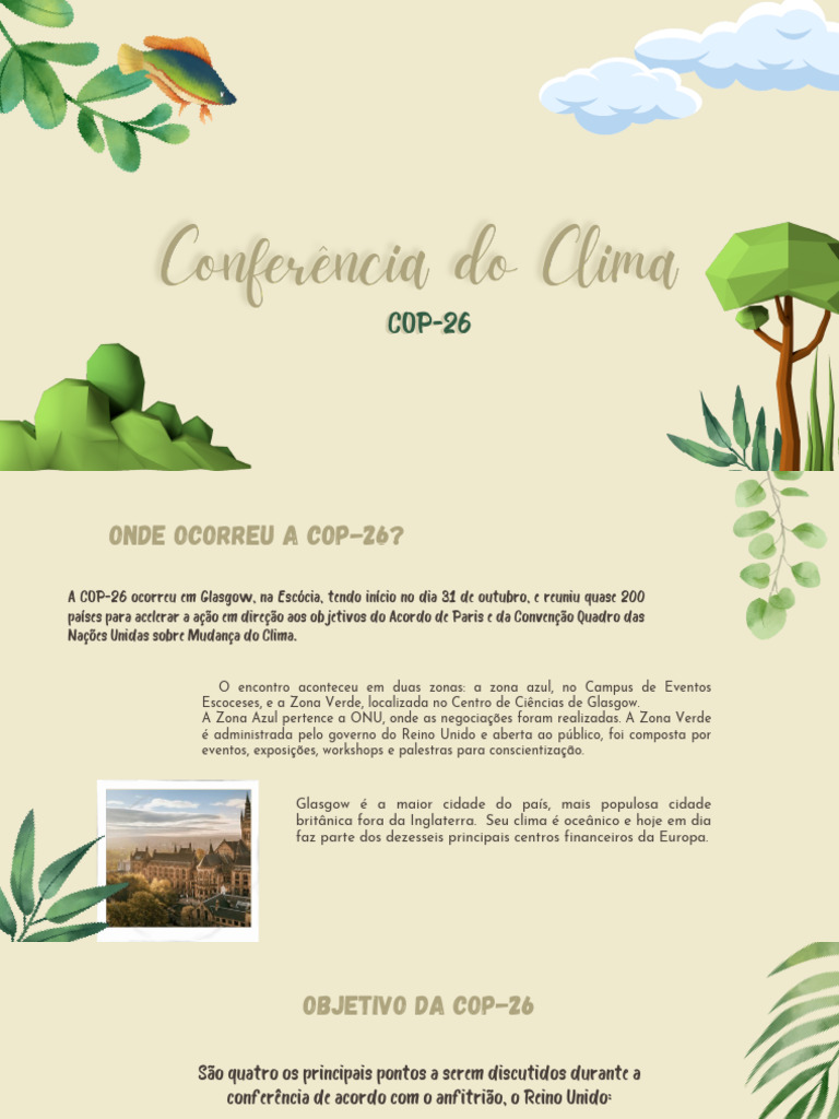 Conferência Do Clima - COP 26 | PDF