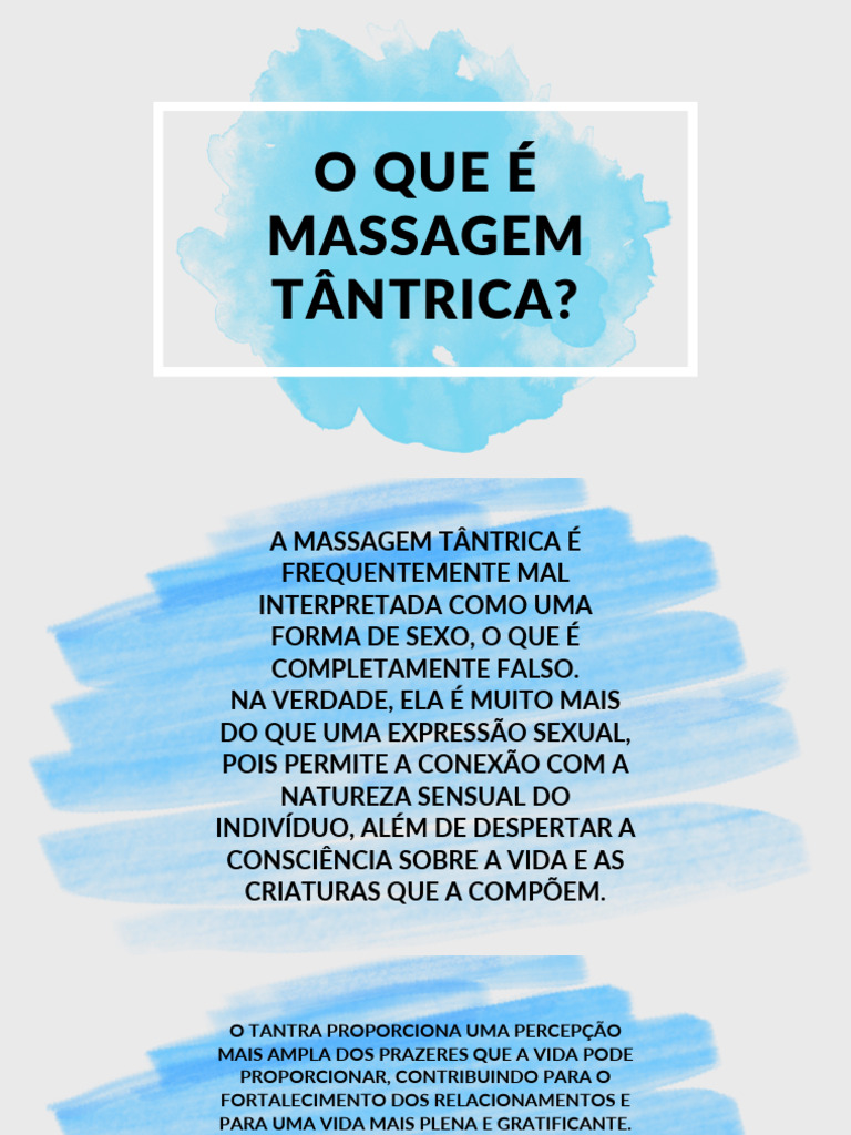 Massagem Tântrica Para Casais Apresentação Pdf Tantra Massagem