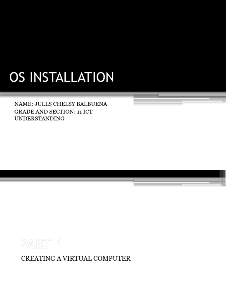 Os Installation | PDF