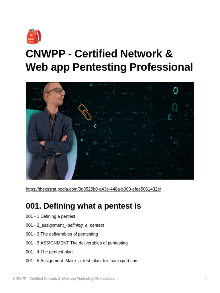 CNWPP - Certified Network Web App Pentesting Professional+ | PDF