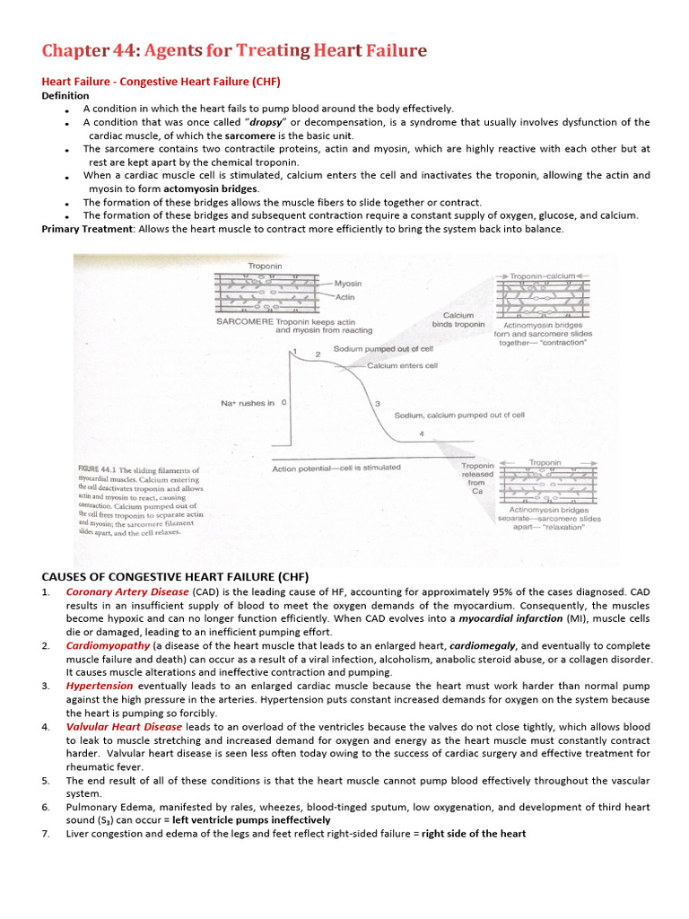 Agents For Treating Heart Failure | PDF