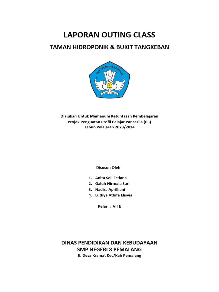 Outing Class Viie Anita | PDF