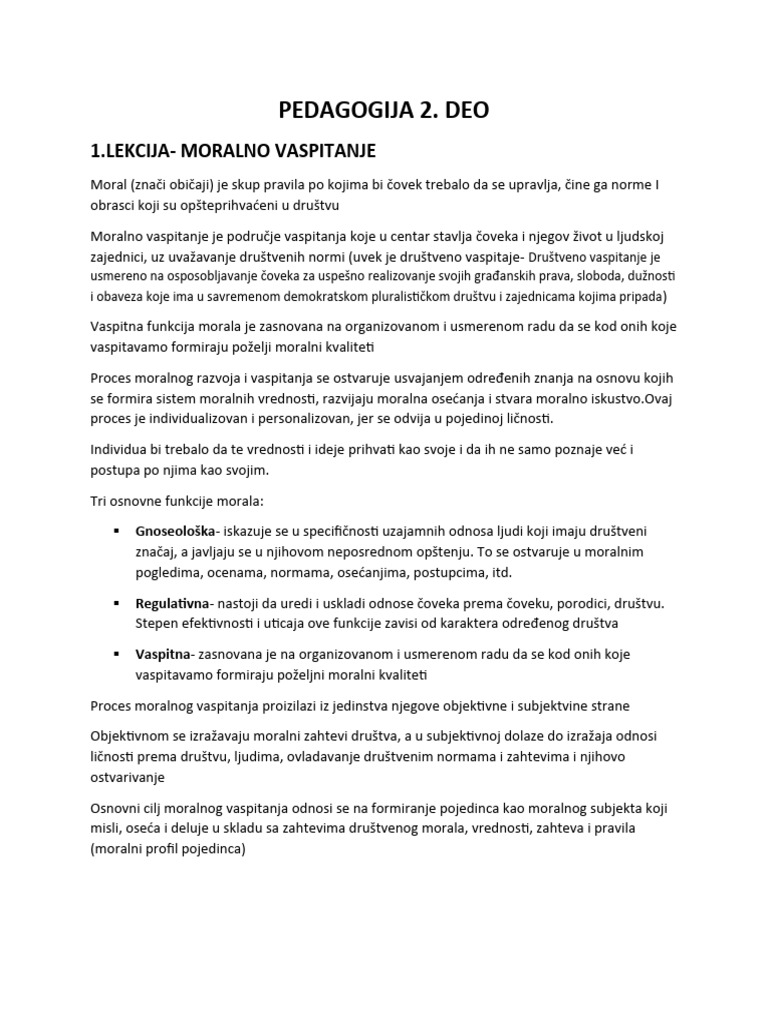 Pedagogija 2 Pdf