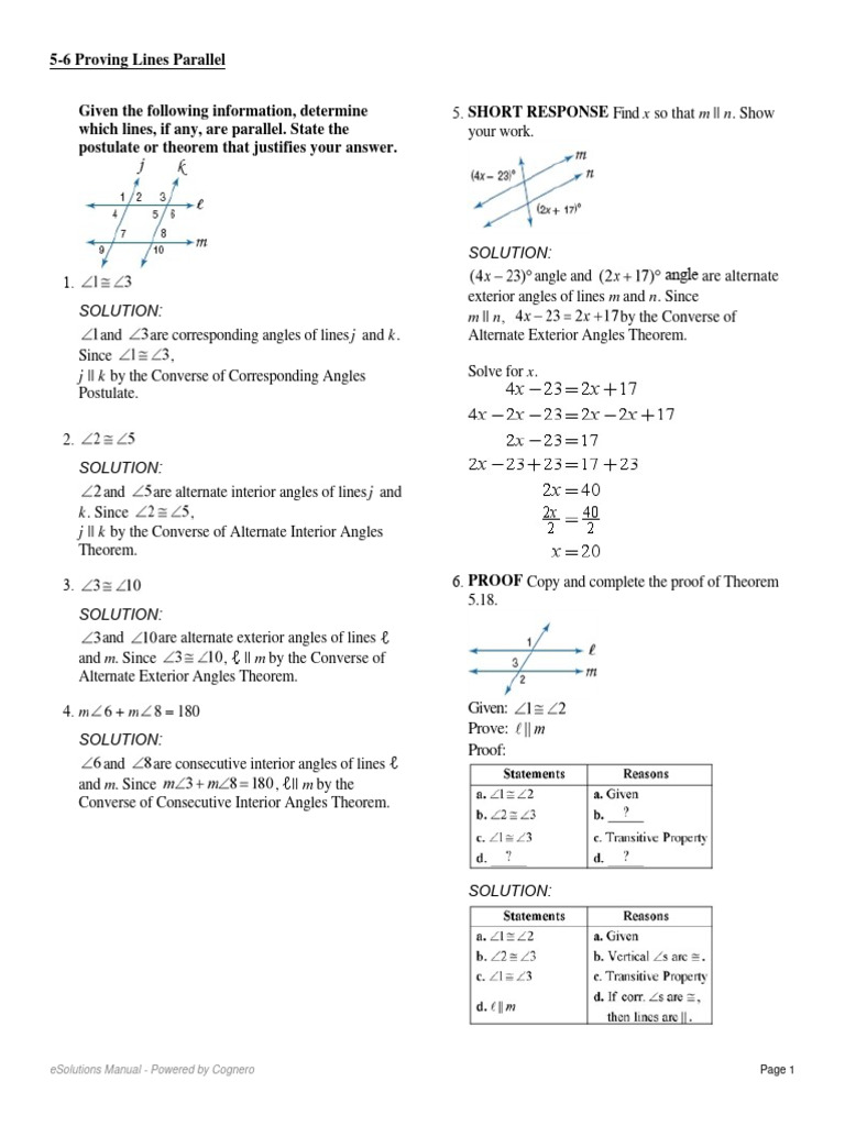 5-6_Proving_Lines_Parallel | PDF