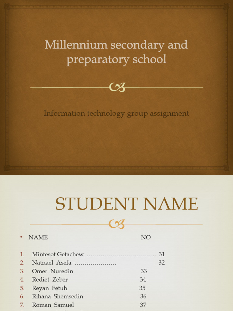 Millennium Secondary School 45 | PDF