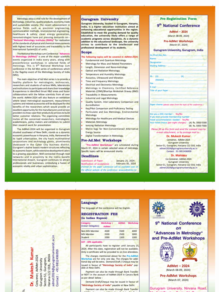 AdMet-2024 - (Brochure) FINAL | PDF