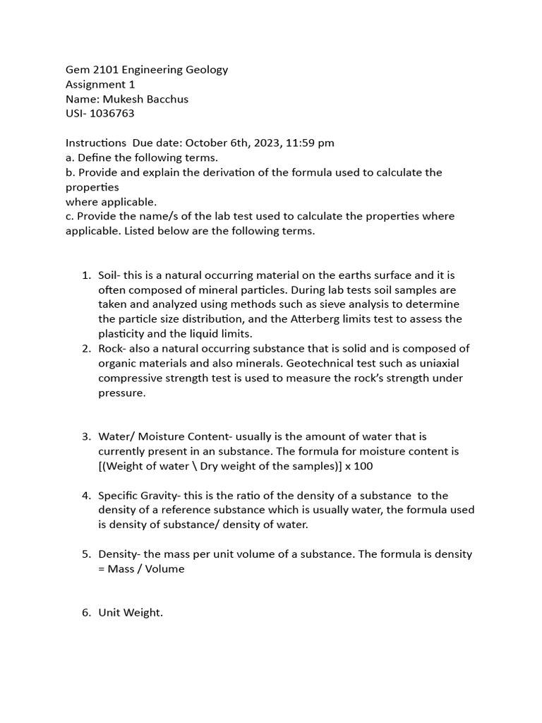 GEM2101 - Assignment1 - Mukesh Bacchus - 2023. | PDF | Law | Technology & Engineering
