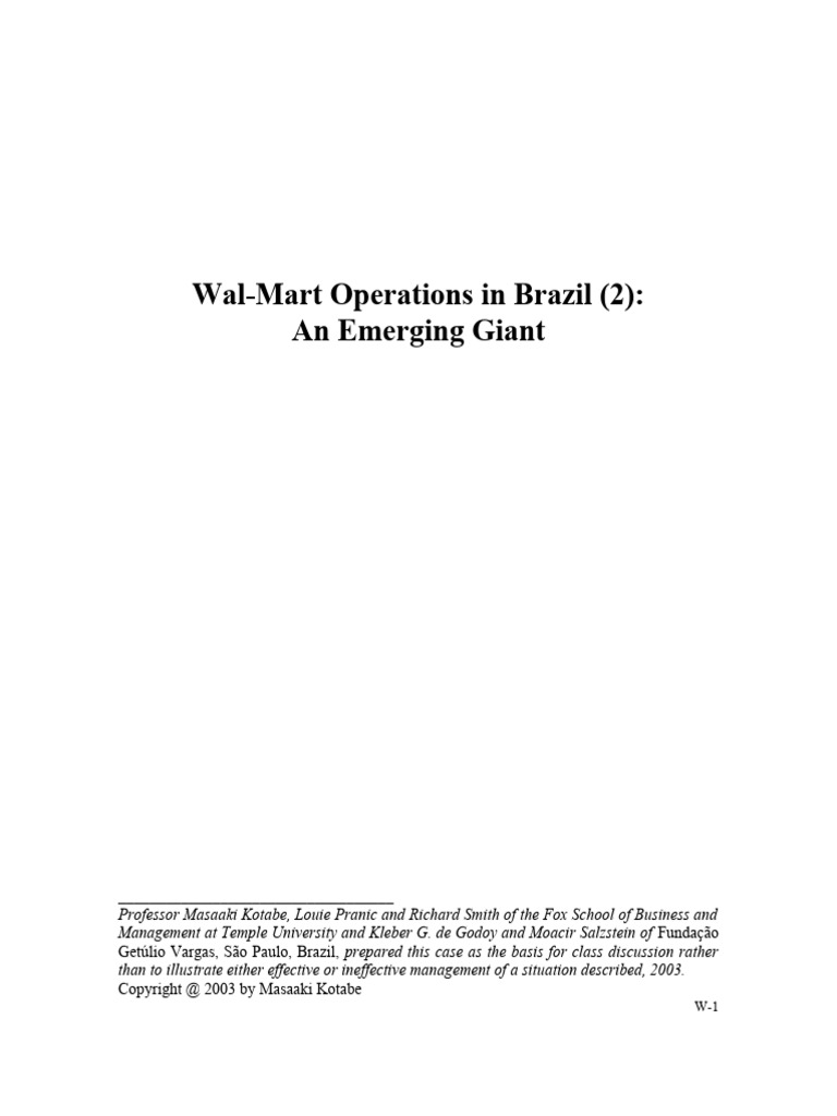 Walmart | PDF | Walmart | Retail