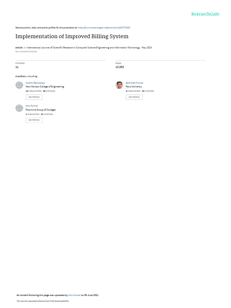 Implementation_of_Improved_Billing_System | PDF