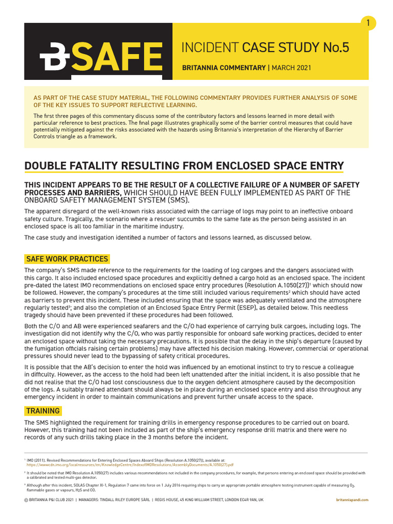 BSafe Case Study 5 Commentary | PDF