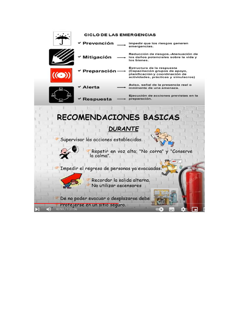Capturas Plan Emergencia | PDF