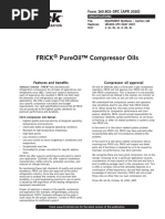 Frick Compressor Oils: 160-802 SPC (MAR 2009) | PDF | Lubricant | Oil
