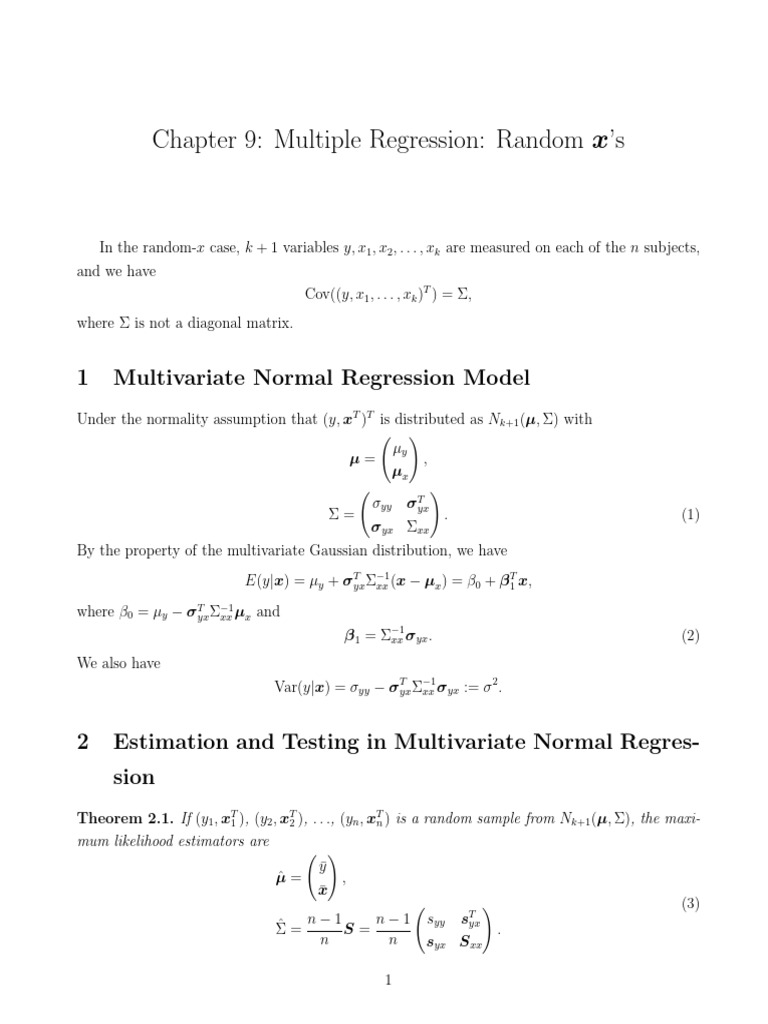 Lect 9 | PDF | Normal Distribution | Errors And Residuals