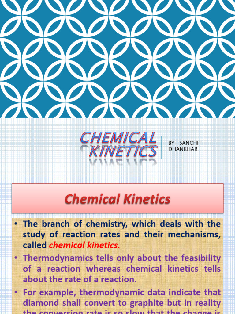 Chemical-Kinetics Class 12 | PDF