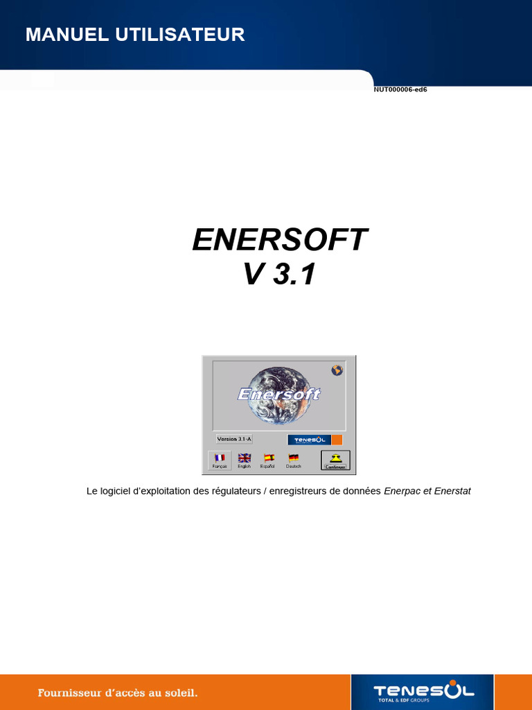 NUT000006-Ed6 Enersoft V3.1 MU FR | PDF