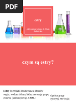 Estry - Budowa I Wlasciwosci | PDF