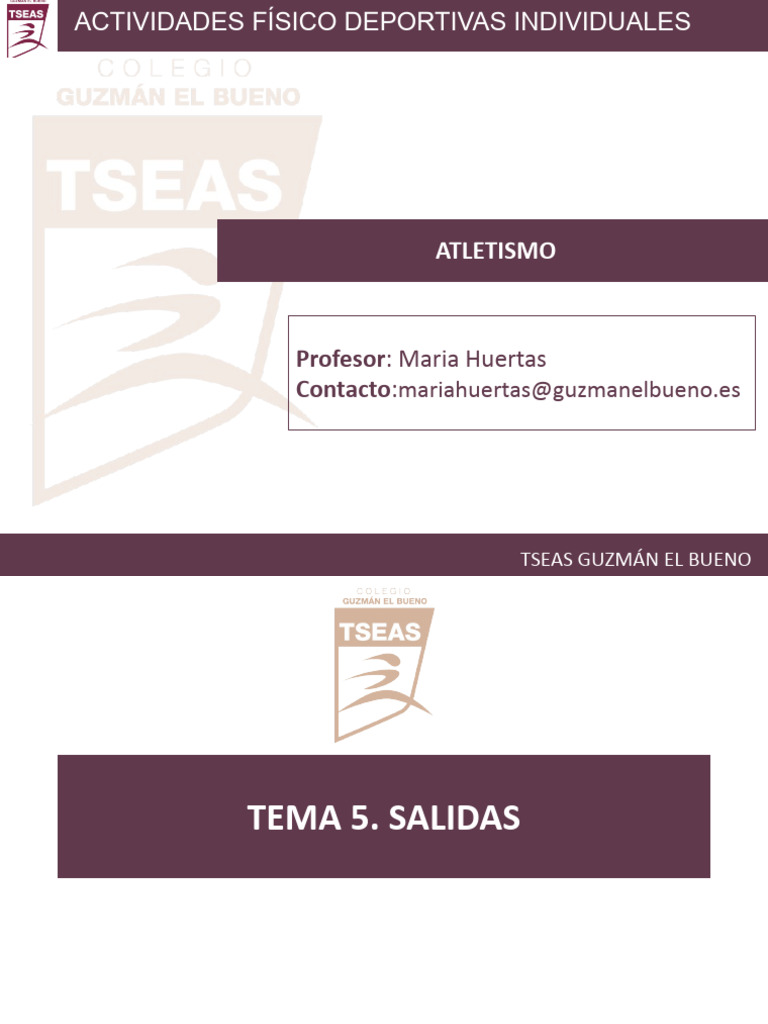 Tema 5. Salidas | PDF