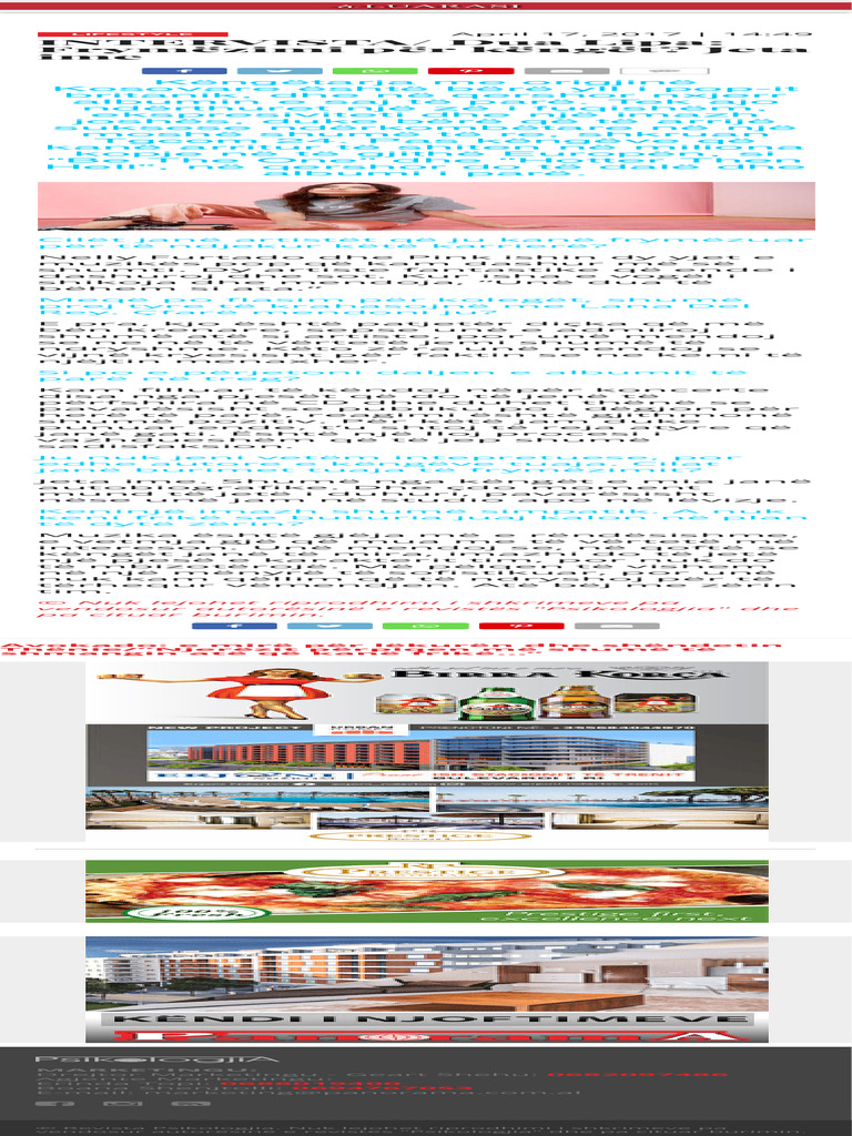 INTERVISTA Dua Lipa Frymëzimi Për Këngët Jeta Ime - Revista Psikologji | PDF