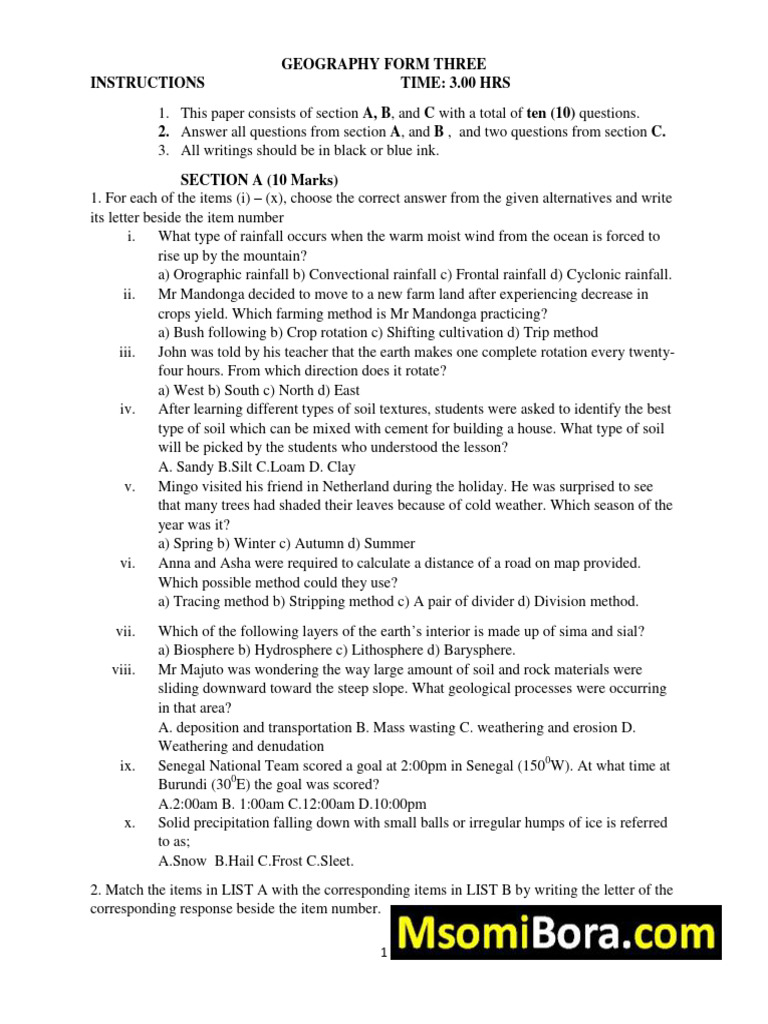 Geography Solved Joint Mar 2023 | PDF Geography Solved Joint Mar 2023 | PDF