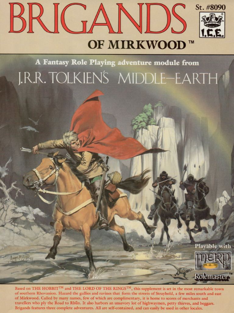 MERP 8090 Adventure - Brigands of Mirkwood (1987) | PDF | Middle Earth ...
