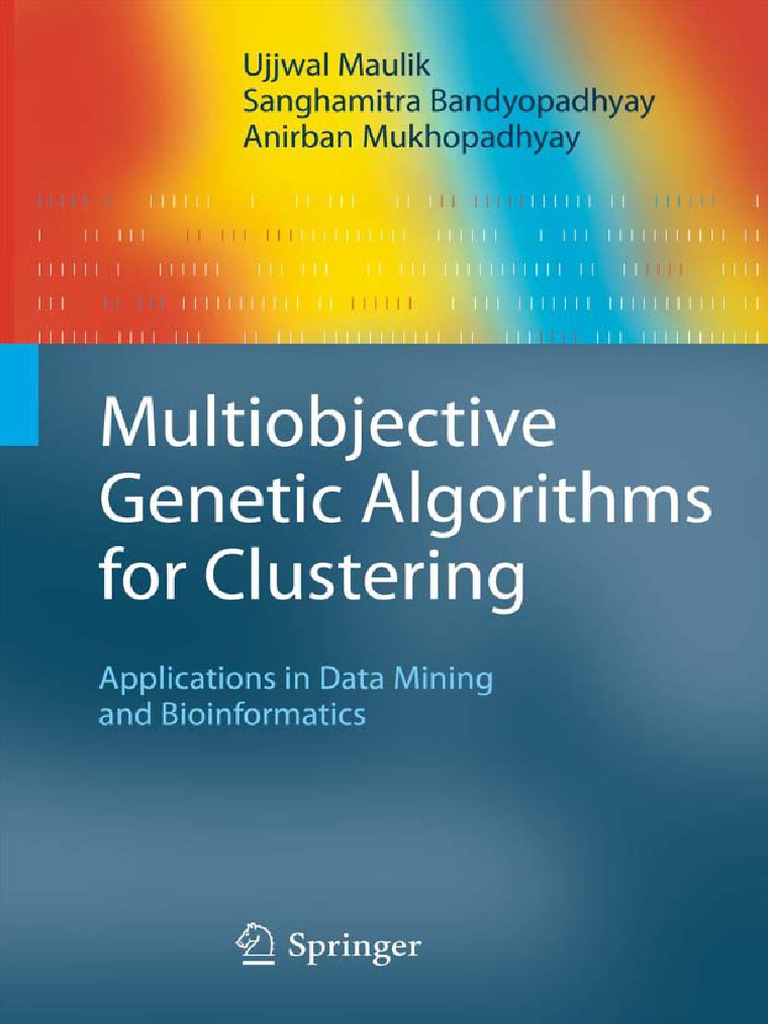 2011 Multiobjective Genetic Algorithms For Clustering Apps In Data