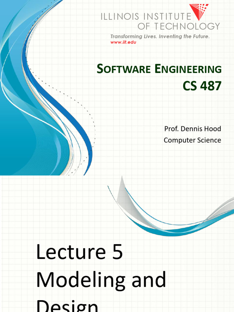 CS 487 - Lect 5 - Modeling and Design | PDF