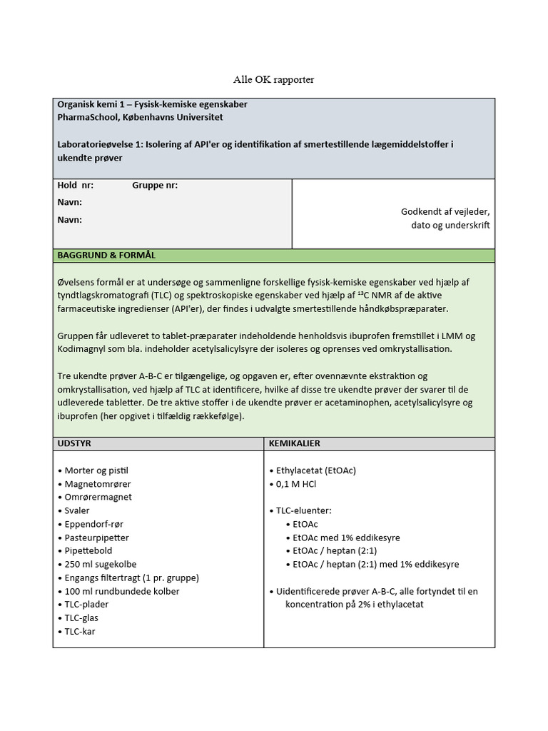 Alle OK Rapporter | PDF