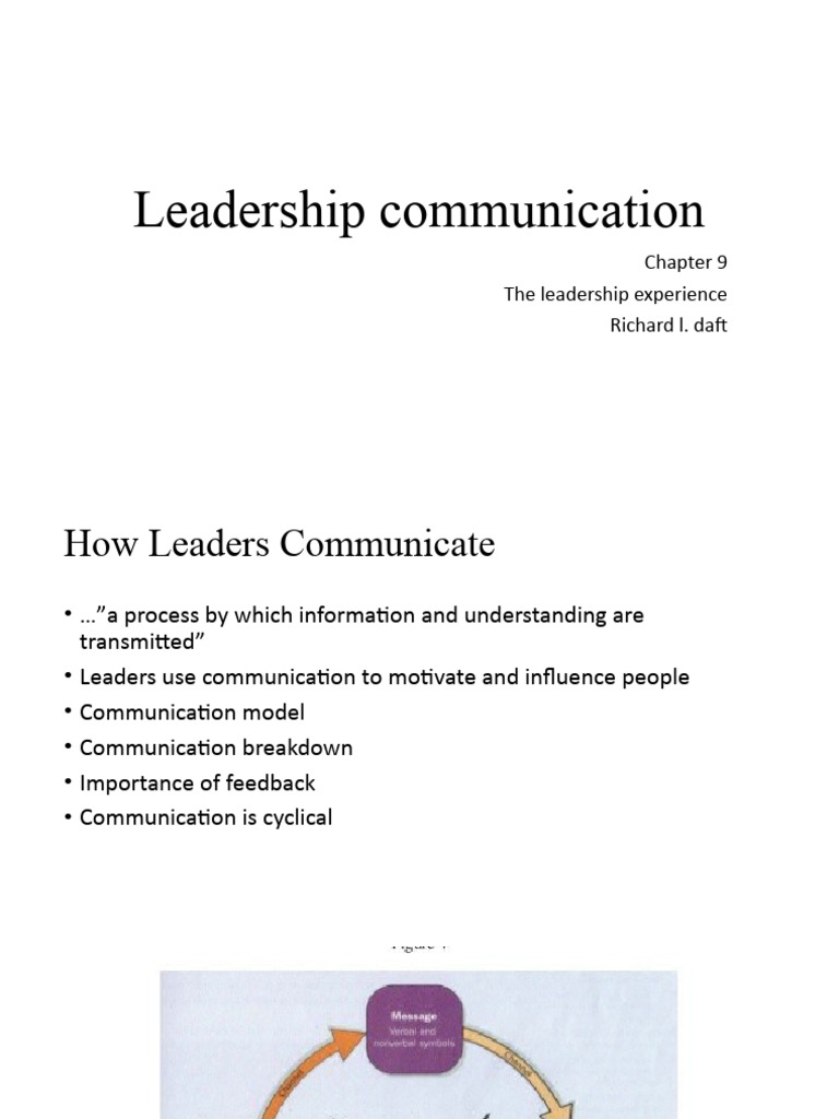 Leadership Communication | PDF | Communication | Leadership