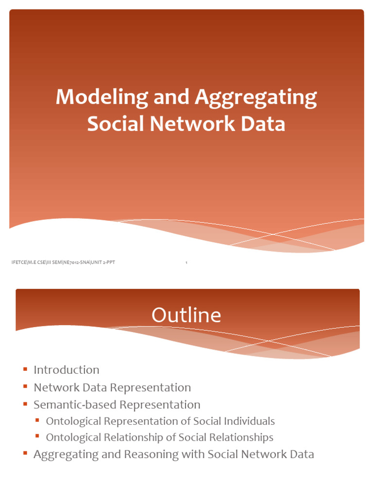 Modeling And Aggregating Social Network Data Pdf Resource Description Framework Knowledge