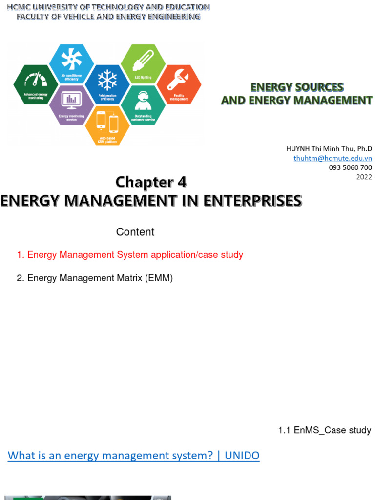 Chapter 4 - Energy Management in Entreprises | PDF