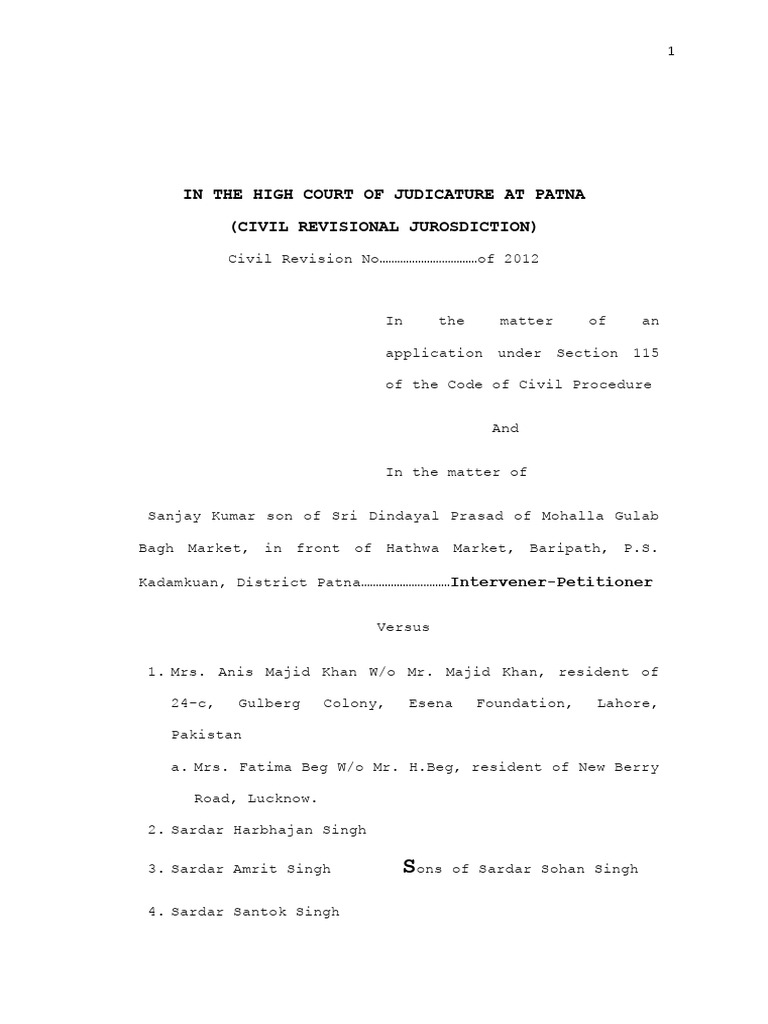 Intervenor Petition | PDF