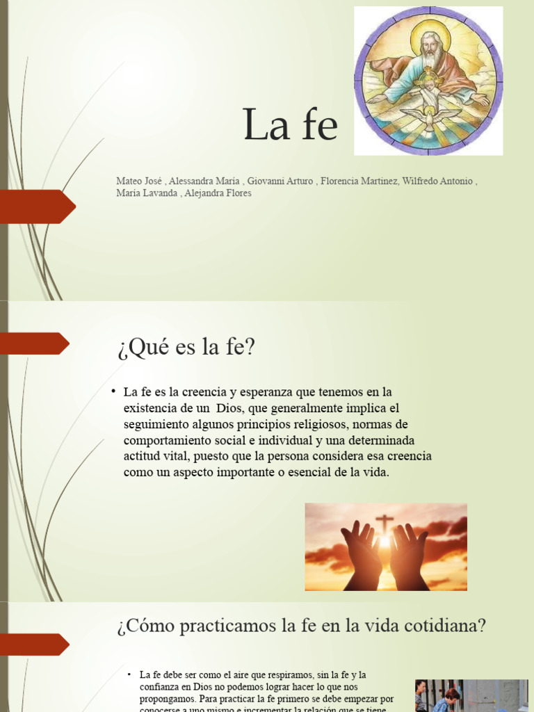 La fe.1pptx | PDF