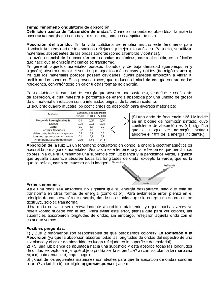 PHY - 22 - S2 - Nota 2 - Resumen de Contenidos PAES | PDF