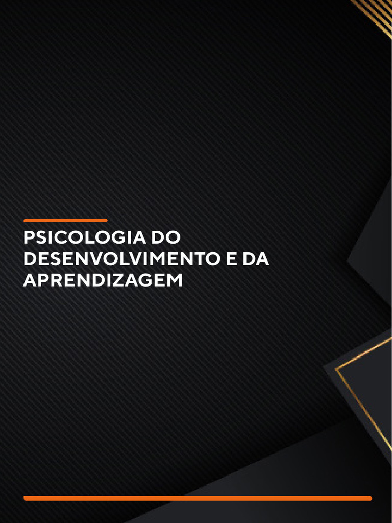 Psicologia Do Desenvolvimento Da Aprendizagem | PDF | Carreira e Crescimento | Bem-estar