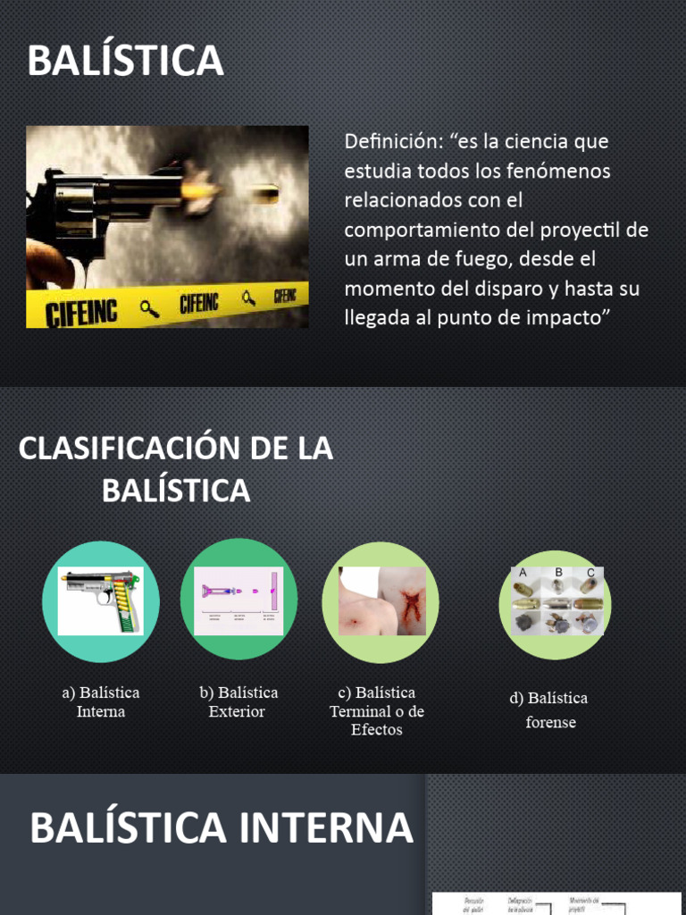 balistica presentacion | PDF
