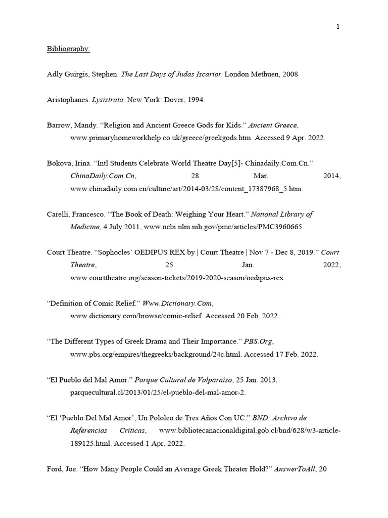 Bibliografía Blib | PDF | Tragedy | Theatre