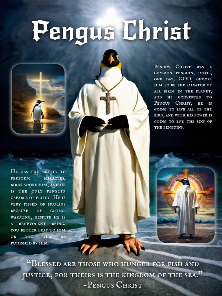 Pengus Christ: The Savior Penguin | PDF