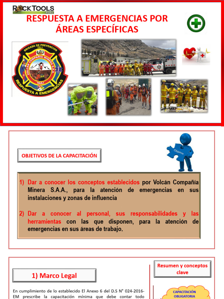 Respuesta A Emergencia Por Área Especificas | PDF | Emergencia